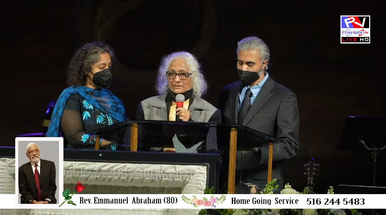 Rev. Emmanuel Abraham(80) Home Going Service 2/15/2022 - ProvisionTV