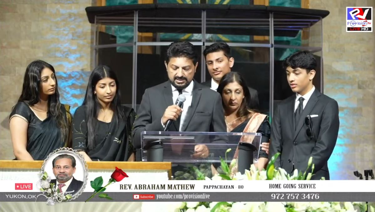 Rev. Abraham Mathew (Pappachayan-80) Home Going Service 6/24/2023 ...