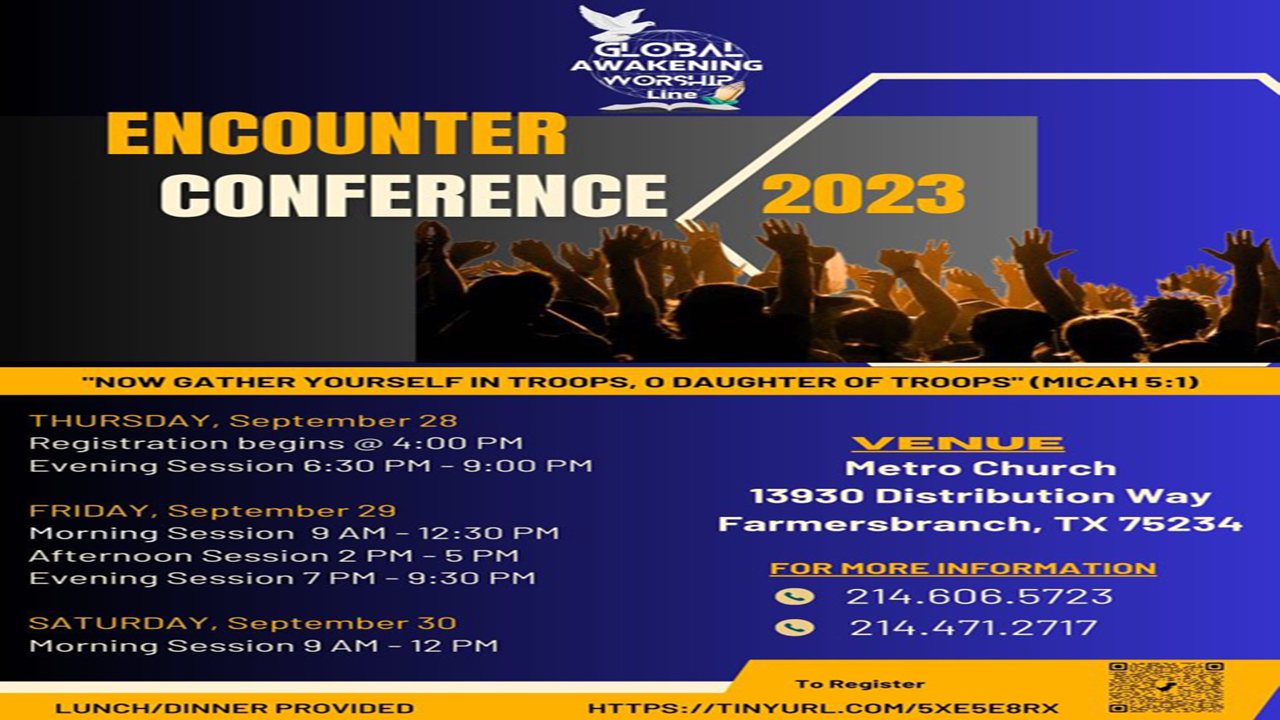 GLOBAL AWAKENING WORSHIP LINE | ENCOUNTER CONFERENCE 2023 | 9/30/2023 ...